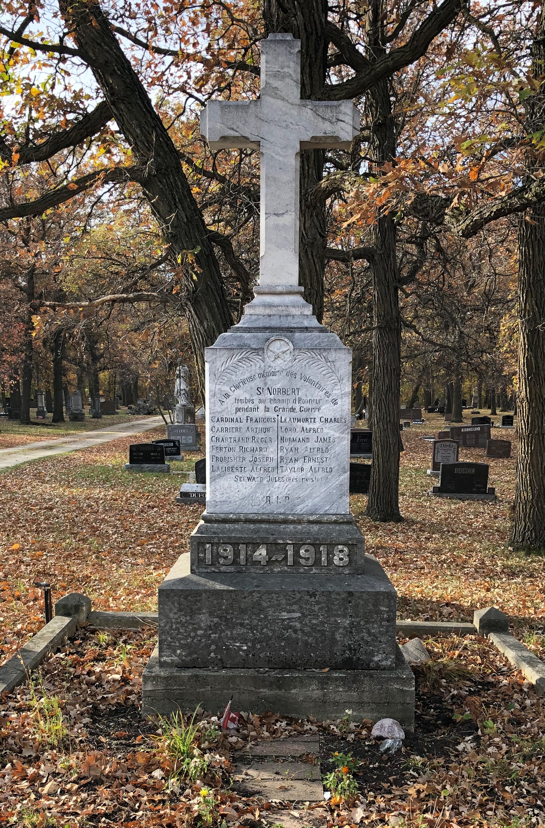 Etched In Stone - St. Norbert Remembrance Day